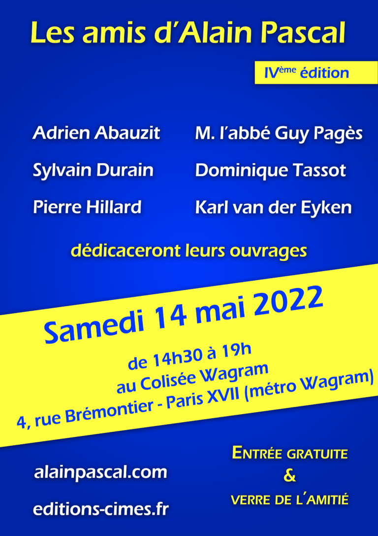 Alain Pascal – Essayiste, spécialiste de l'« histoire occulte » (gnose ...